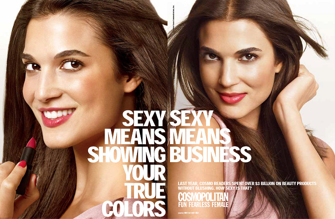 Cosmopolitan Magazine Advertising - Jennifer Waverek